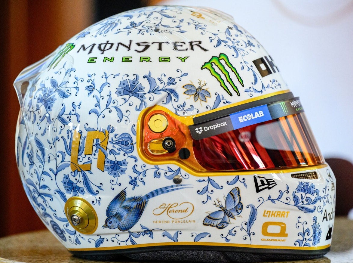 Lando Norris Hungary Helmet Logo Sticker - Etsy