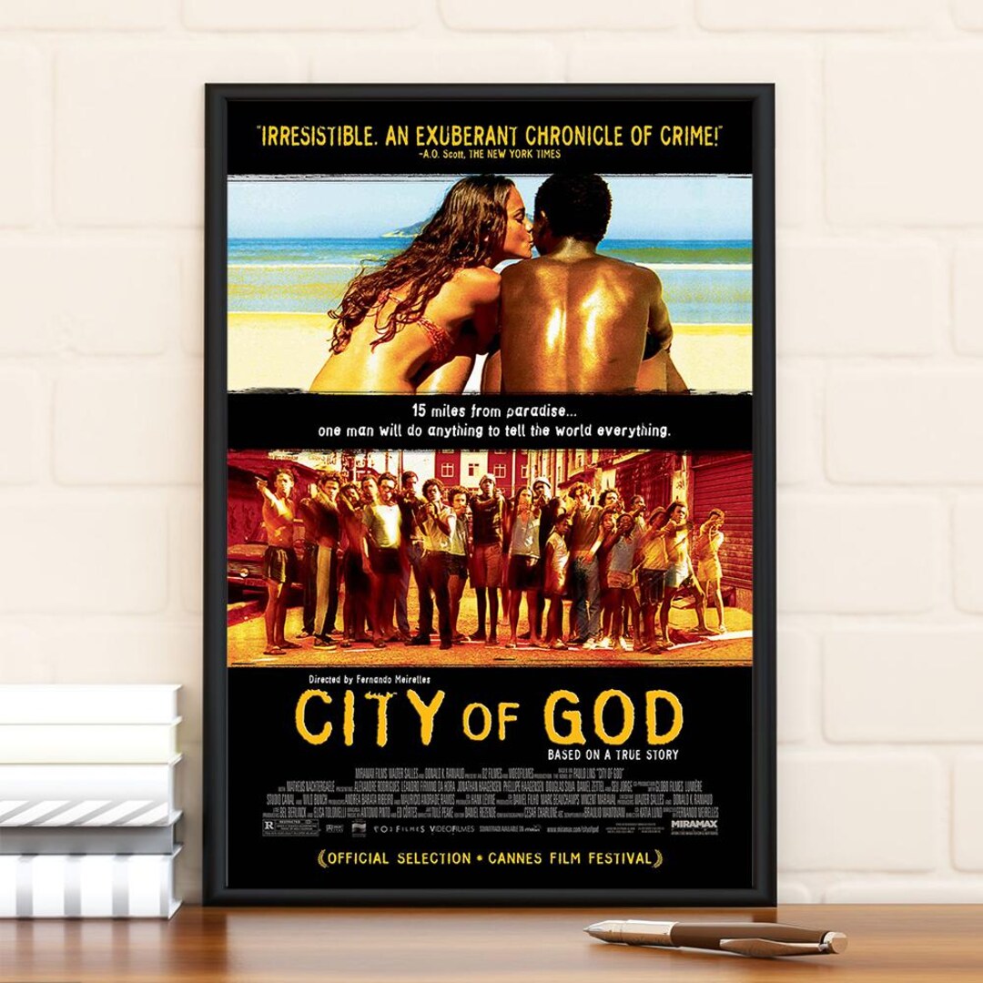 City of God 2002 Classic Movie Poster, Limited Edition Collectibl Room ...