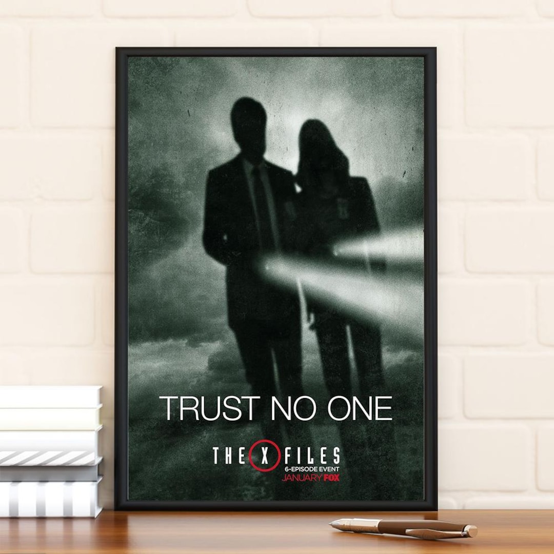 The X Files Trust No One Poster Movie Poster, Limited Edition ...