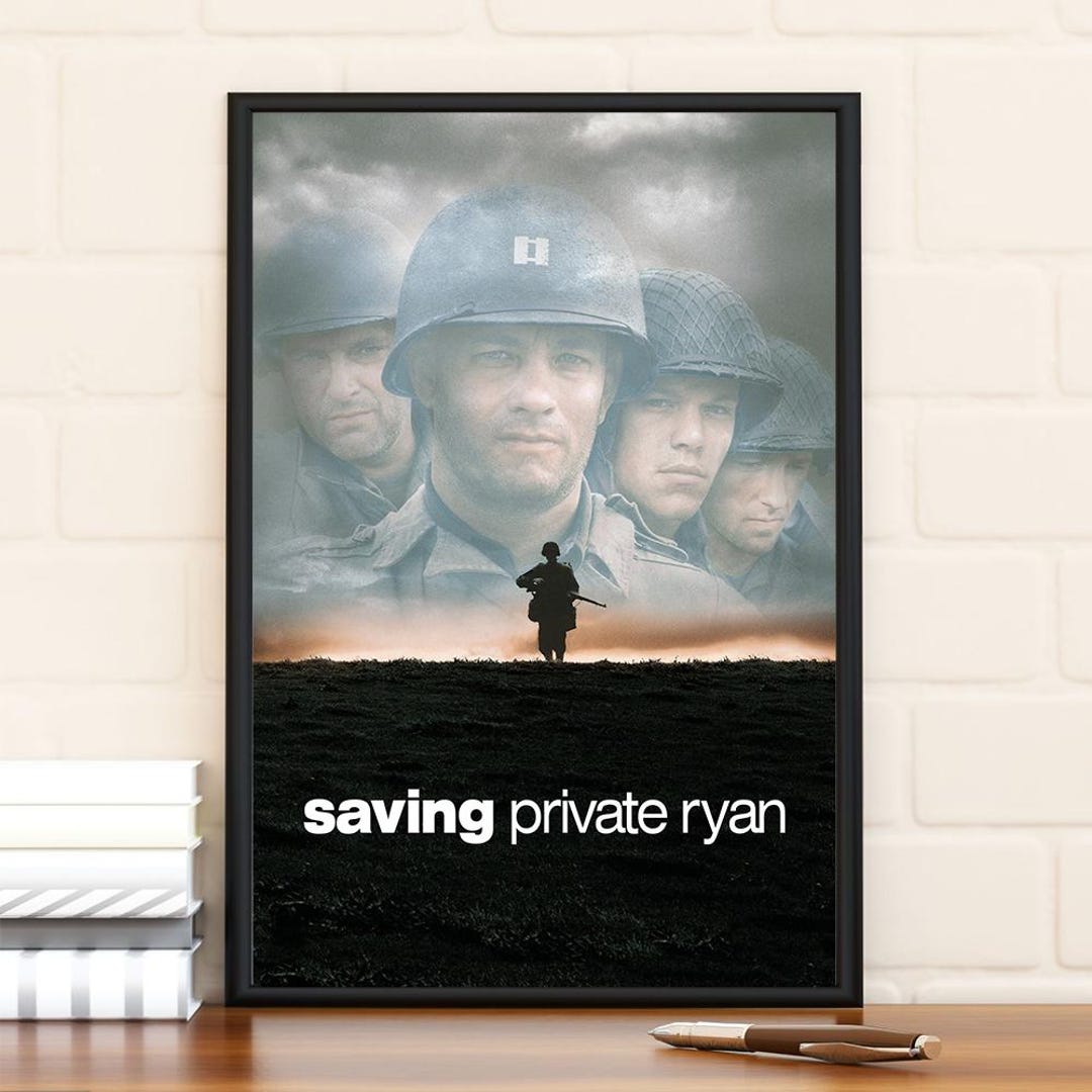 Saving Private Ryan Movie Poster, Limited Edition Collectibl Room Decor ...