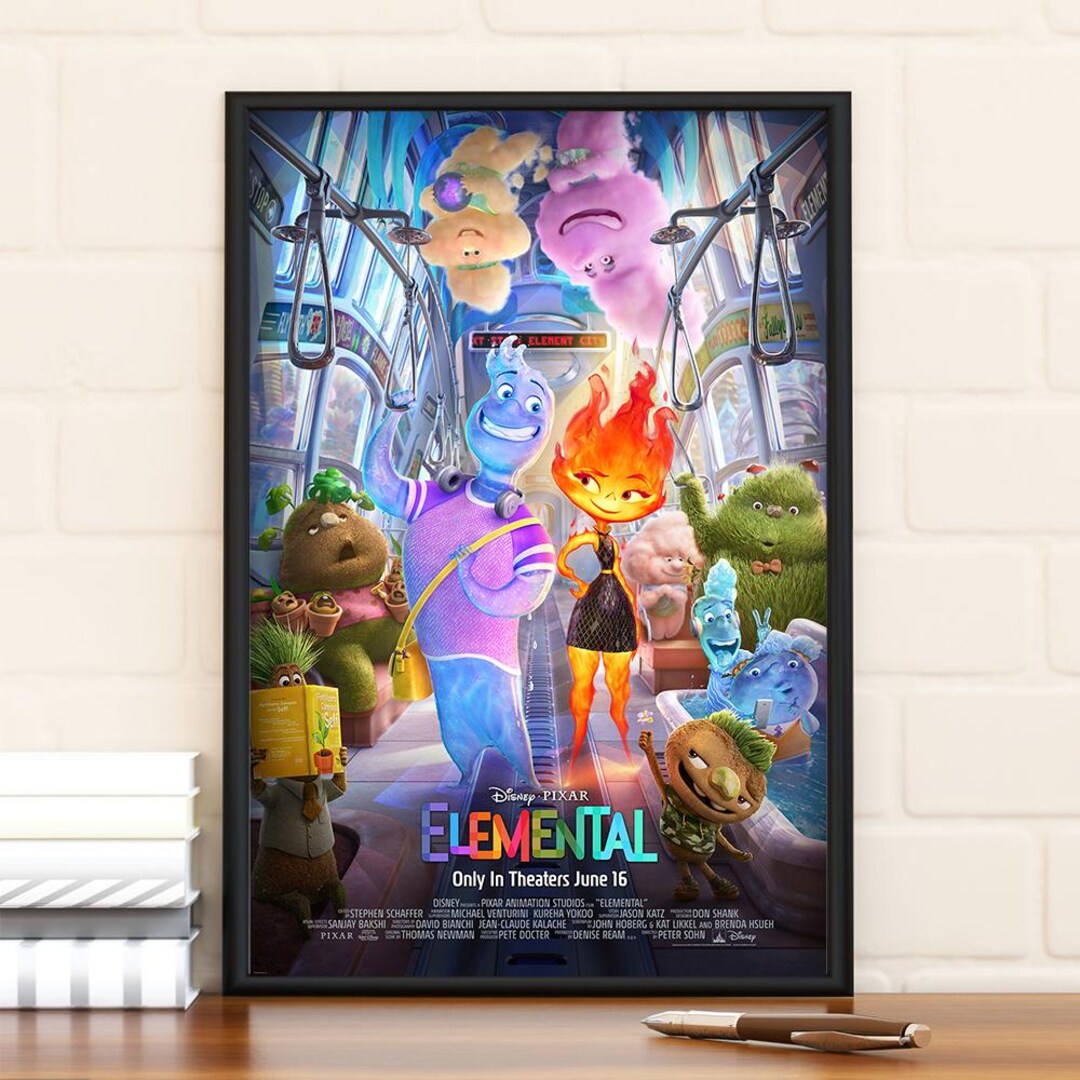Elemental Movie Poster, Limited Edition Collectibl Room Decor, Home ...
