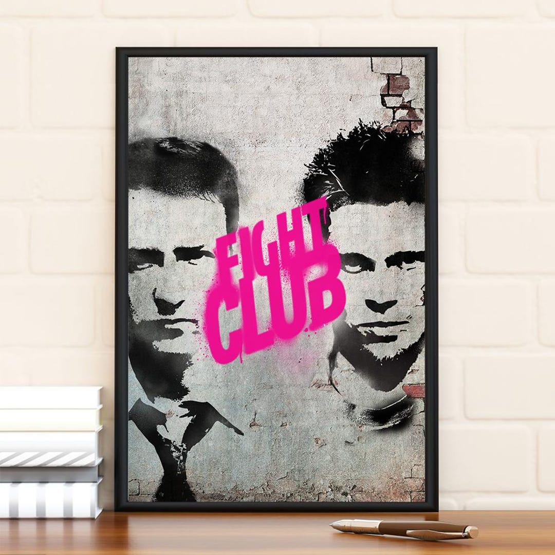 Fight Club Movie Poster, Limited Edition Collectibl Room Decor, Home ...