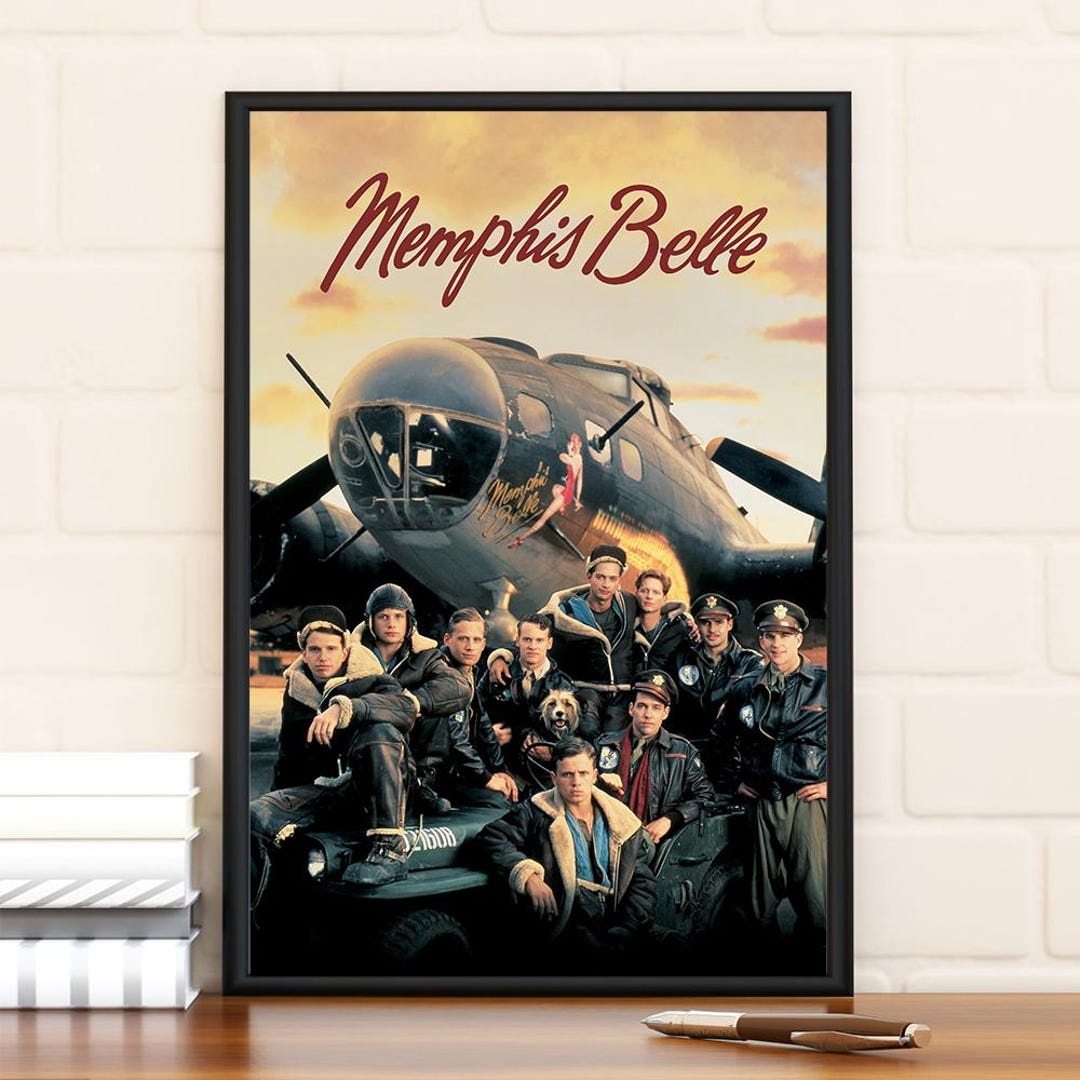 MEMPHIS BELLE Movie POSTER, Limited Edition Collectibl Room Decor, Home ...