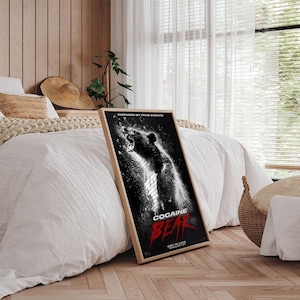 Cocaine Bear Movie Poster, Limited Edition Collectibl Room Decor, Home ...