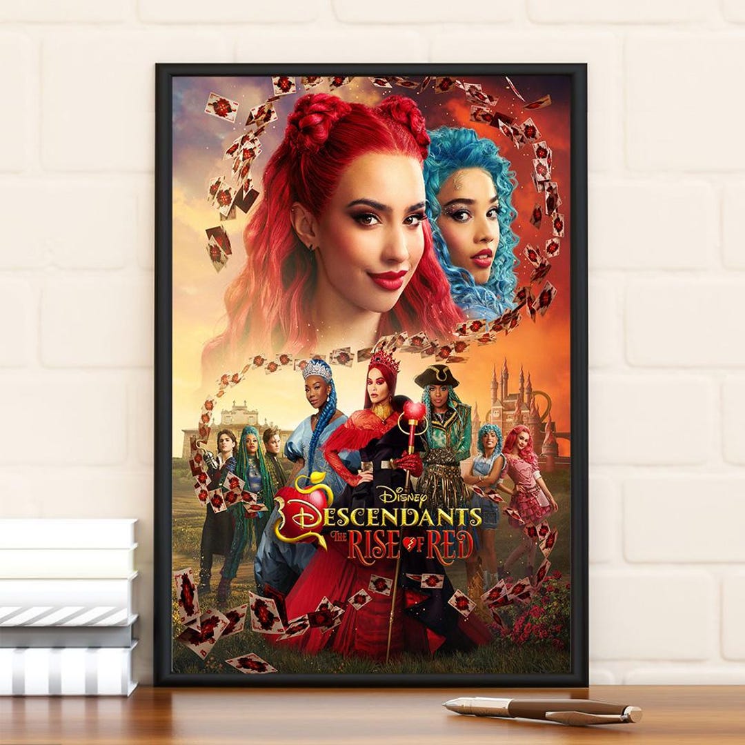 Descendants the Rise of Red Movie Poster, Limited Edition Collectibl ...