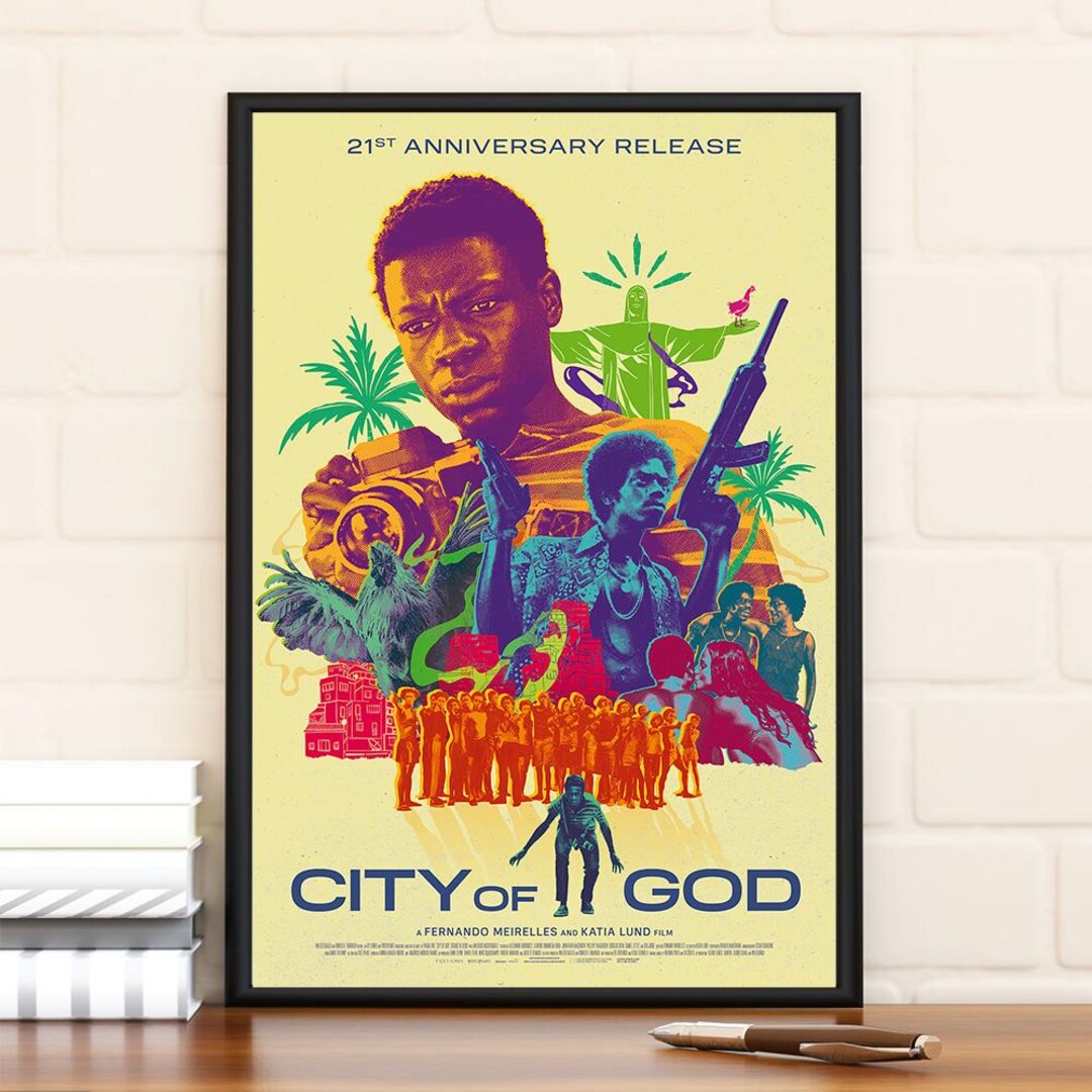 City of God Movie Poster, Limited Edition Collectibl Room Decor, Home ...