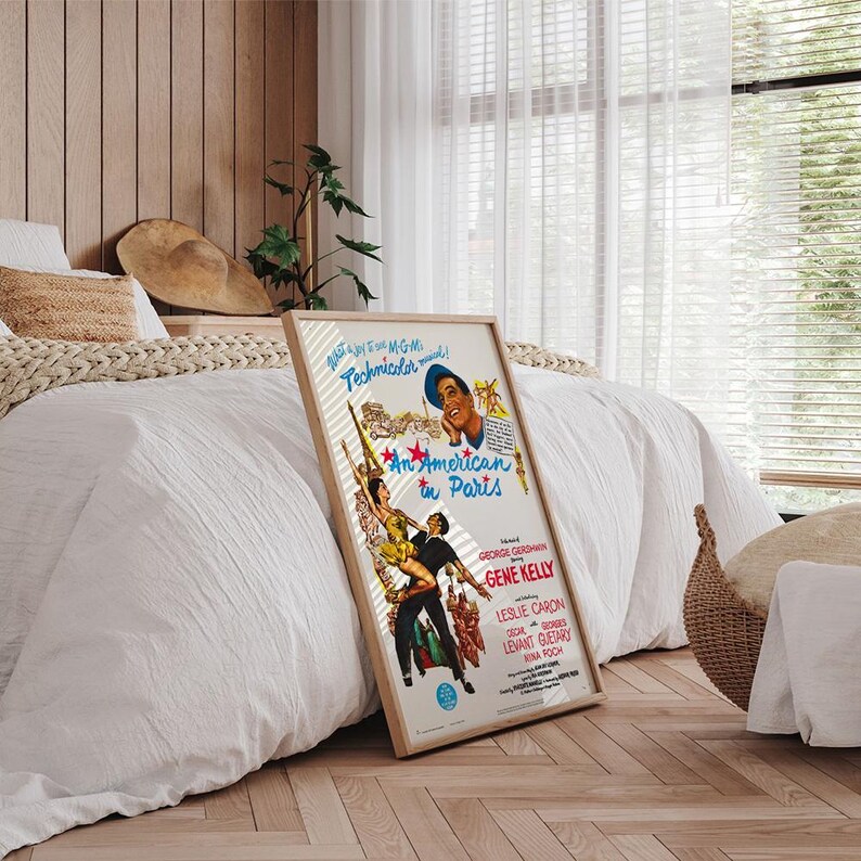 An American in Paris Movie Poster, Limited Edition Collectibl Room ...