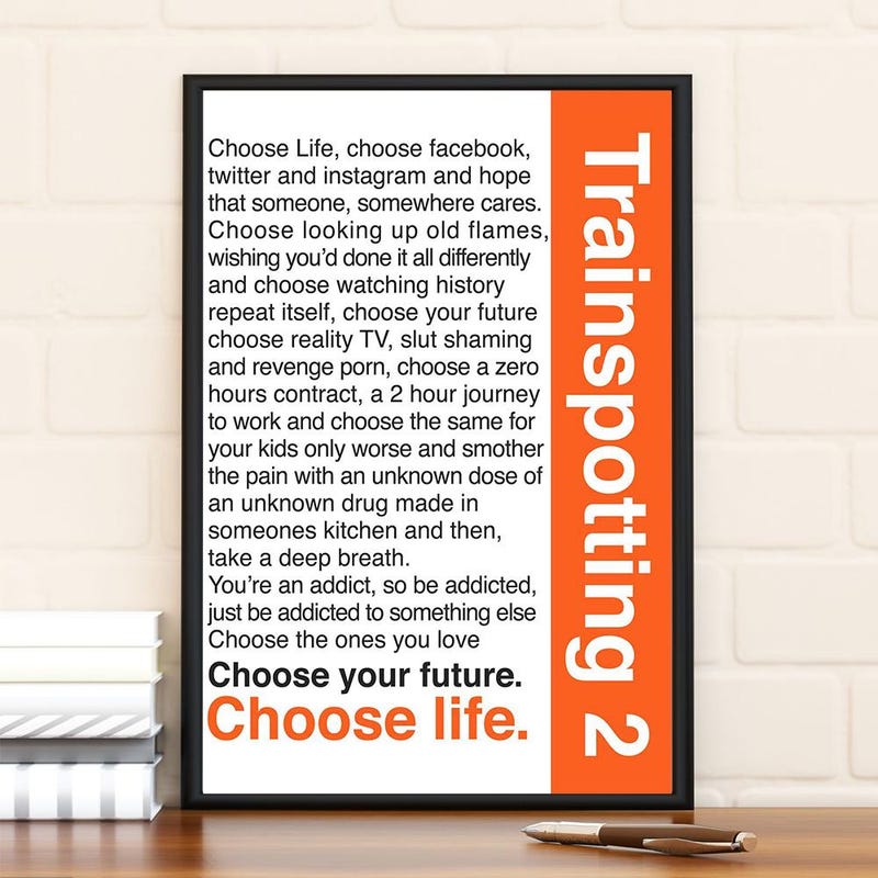 Trainspotting Poster - Etsy