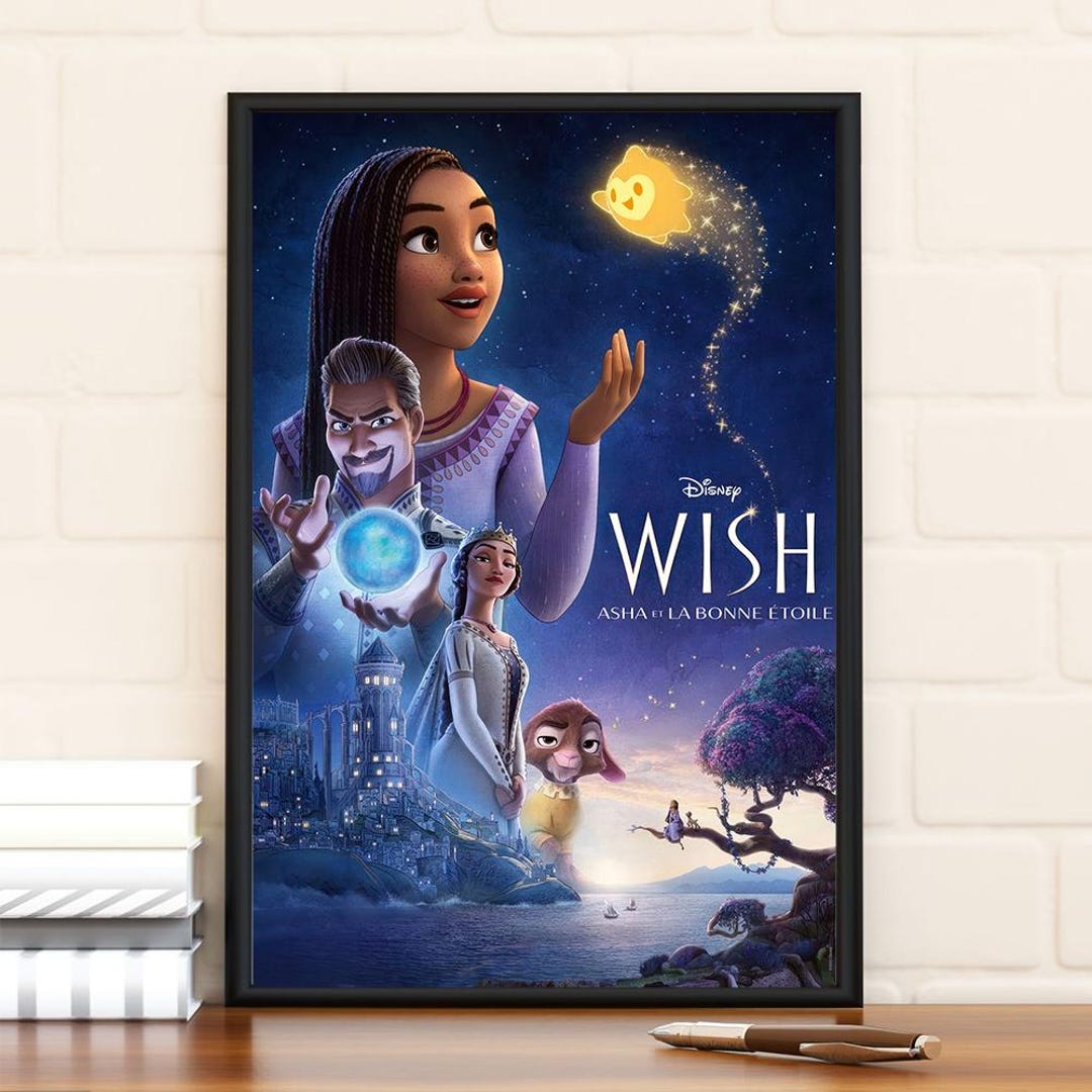 Wish 2023 Movie Poster, Limited Edition Collectibl Room Decor, Home ...