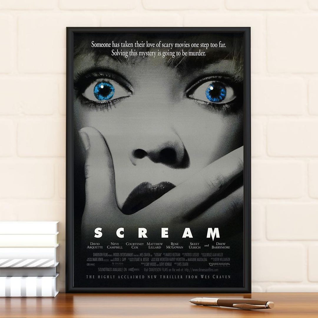 Scream Movie Poster, Limited Edition Collectibl Room Decor, Home Decor ...