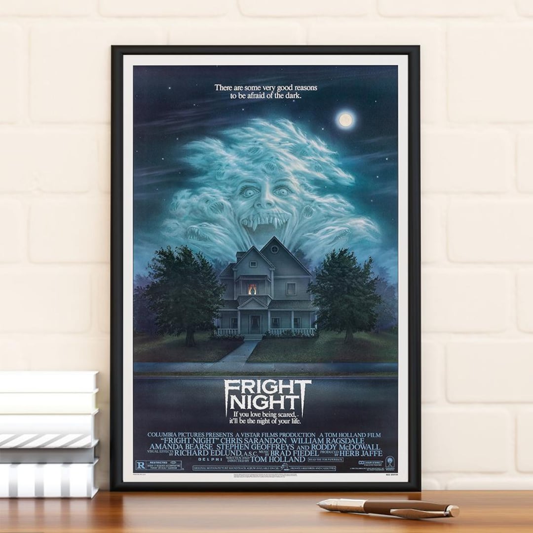 Fright Night (1985) Horror Comedy Cult Classic Movie Poster, Limited ...