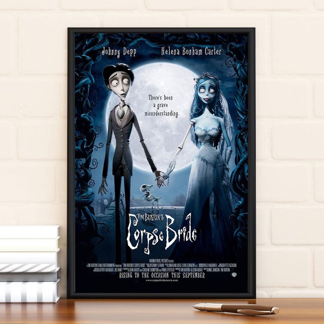 Corpse Bride 2005 Classic Movie Poster, Limited Edition Collectibl Room ...