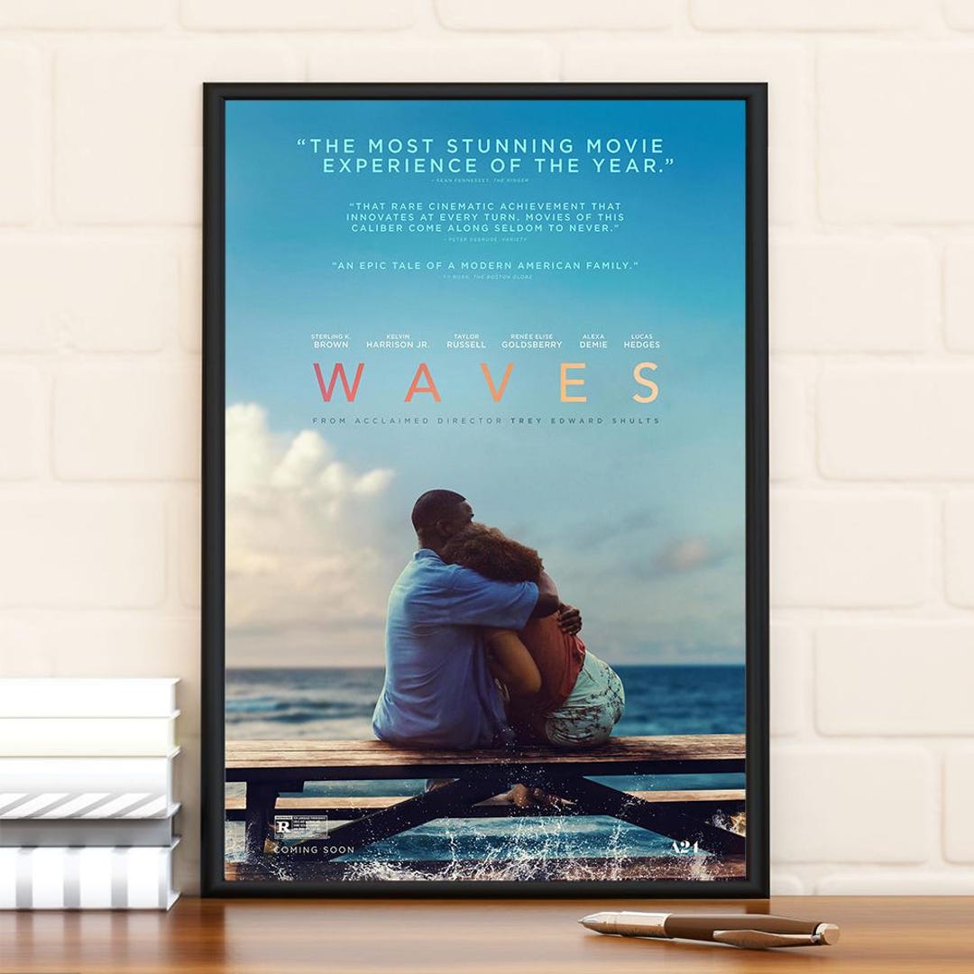 Waves Movie Poster, Limited Edition Collectibl Room Decor, Home Decor ...