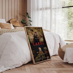 Carol Movie Poster - Cate Blanchett, Rooney Mara, Limited Edition ...
