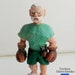 Boxer. Carved Statuette. Wooden Figurine Statues Pugilist. Sports ...