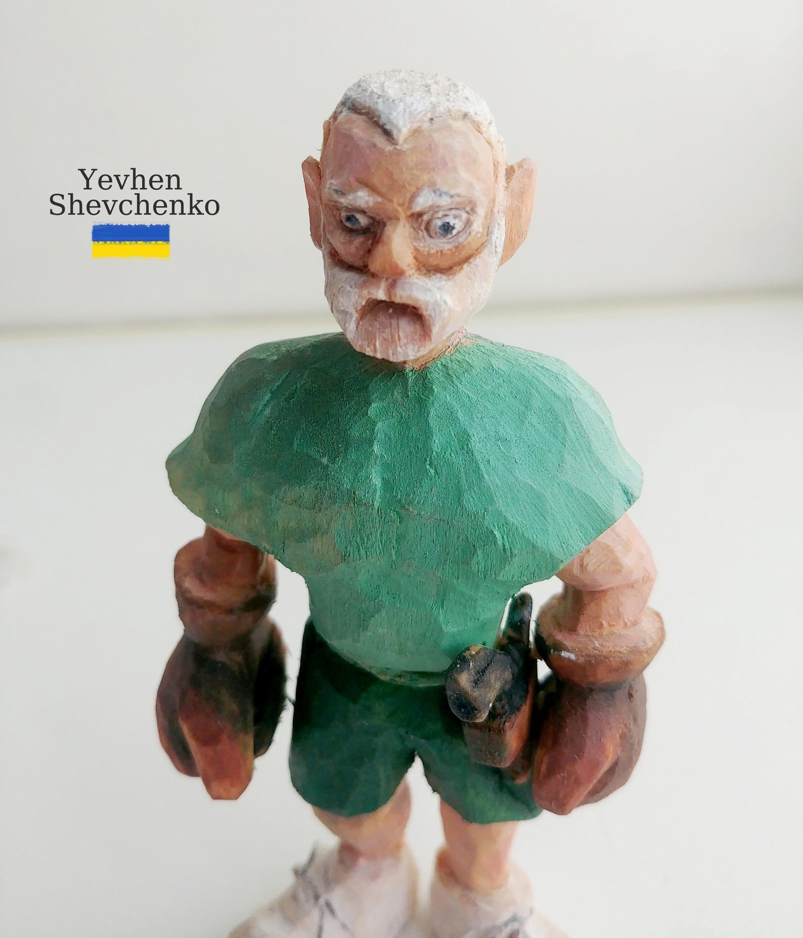 Boxer. Carved Statuette. Wooden Figurine Statues Pugilist. Sports ...
