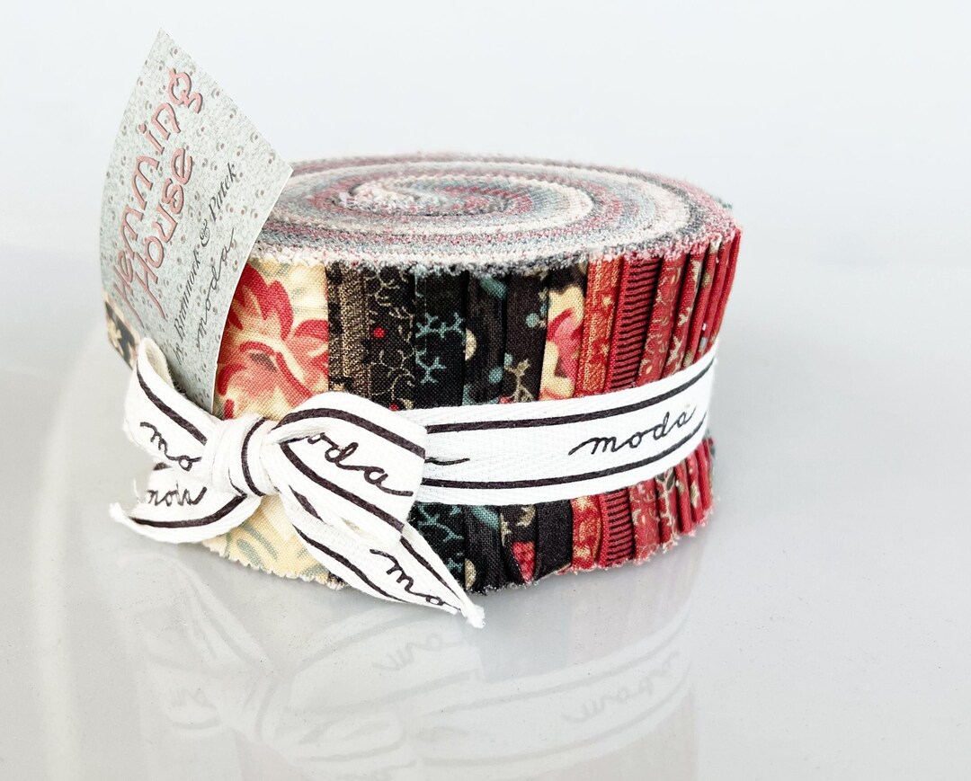 Lively, Romantic, HEMMING HOUSE Cotton Jelly Roll by Bannock and Patek ...