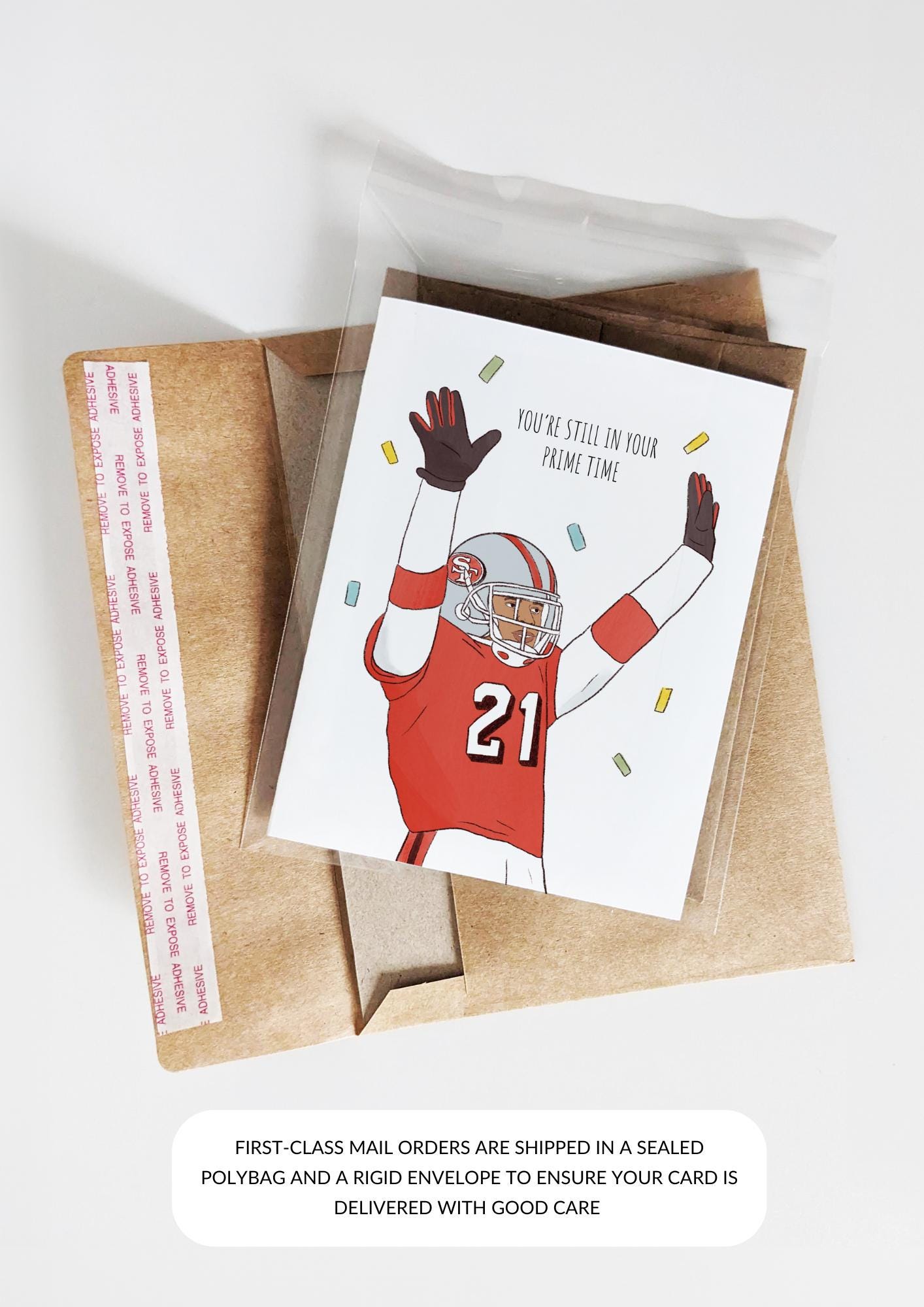 NFL Birthday Card, Funny Football Pun, 49ers, You're Still in Your ...