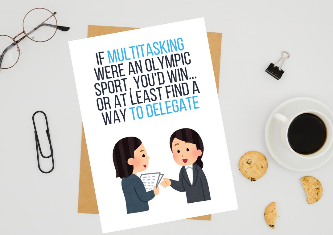 Funny Sarcastic Coworker Card: Office Humor Gift (A5 Digital Download ...