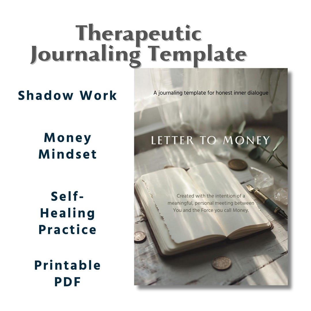 Letter to Money: Therapeutic Journaling Template for Shadow Work (PDF ...
