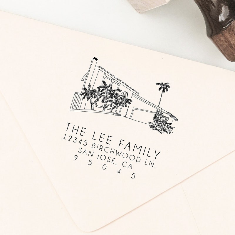 House Rubber Stamp - Etsy