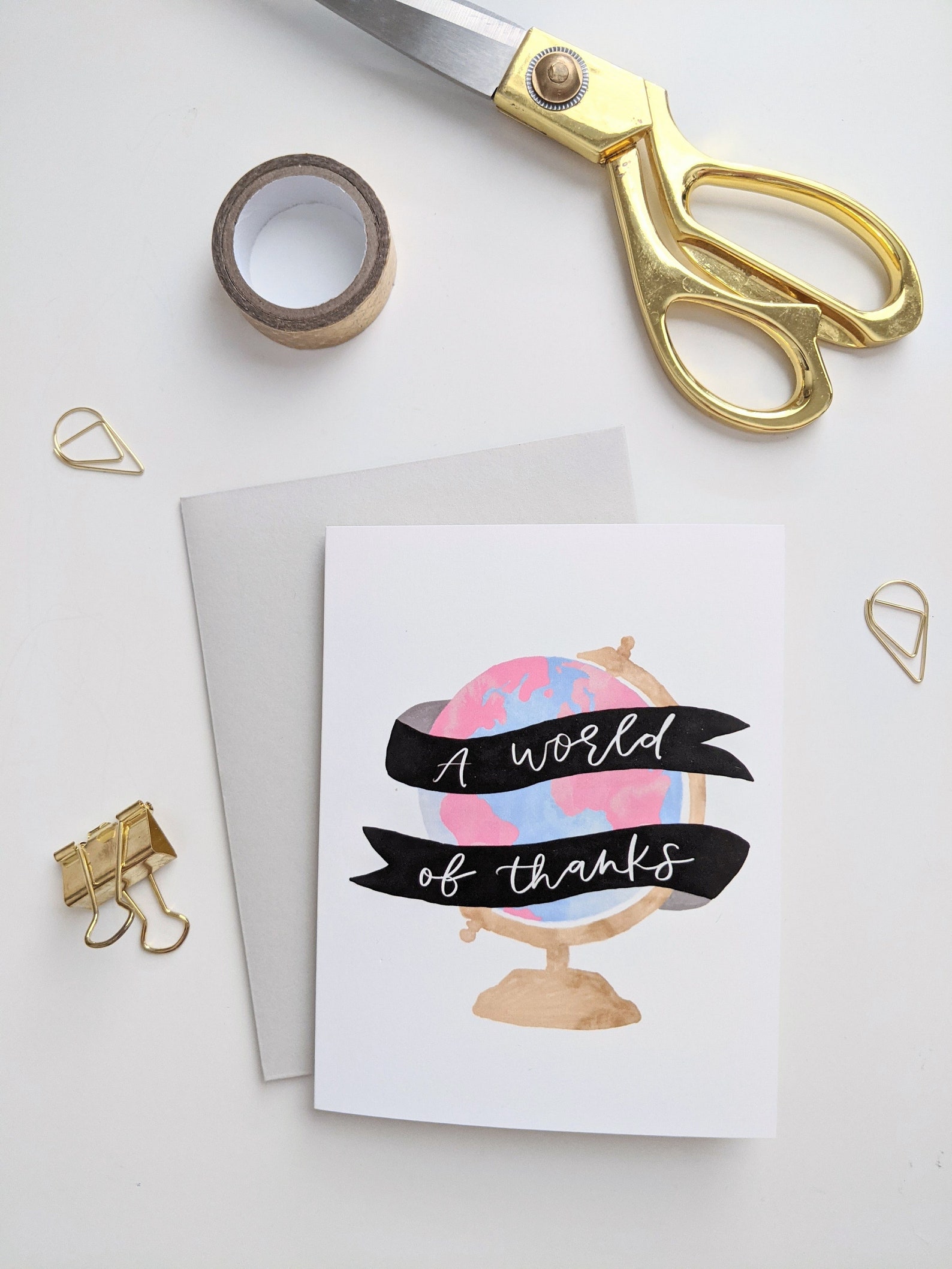 A World of Thanks , Thank You Card - Etsy