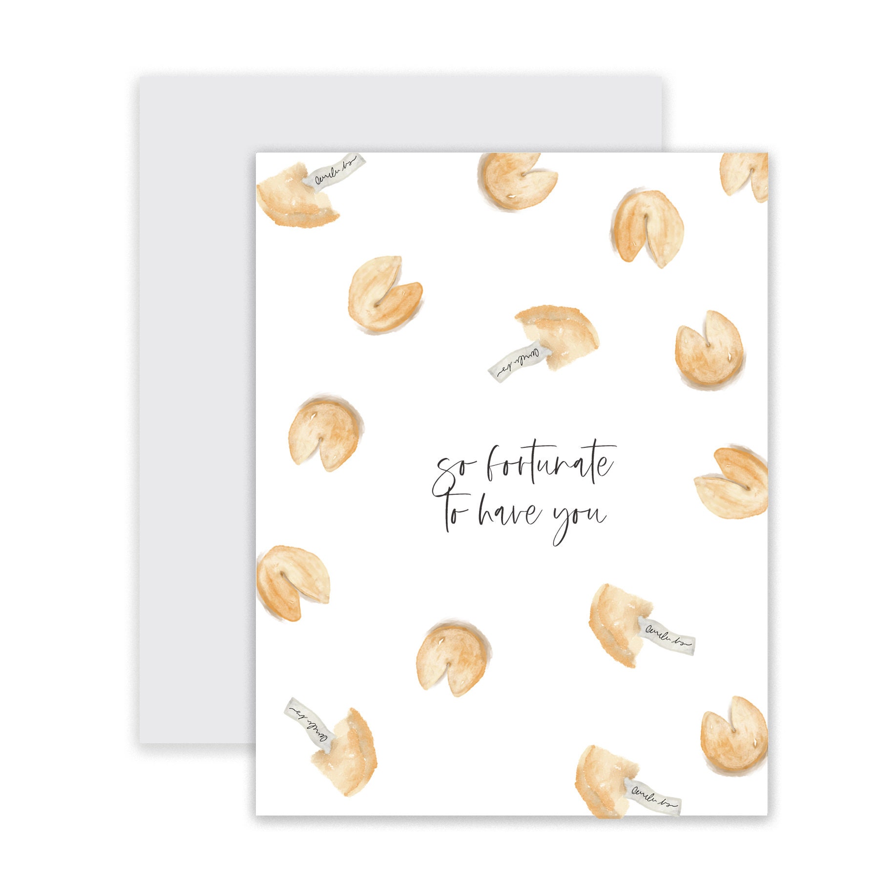 Fortunate to Have You Card, Thank You Card, Food Pun, Funny Card ...