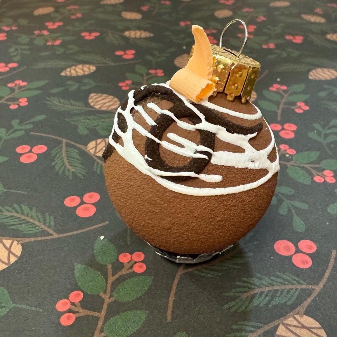 Truffle Ornament: Vanilla Icing - Etsy
