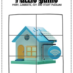 Puzzle Game Activity Sheet - Etsy