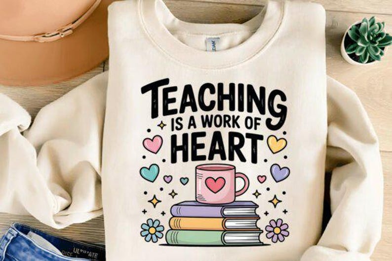 Boho Teacher Quotes Sublimation Bundle, Teaching PNG Designs (digital ...