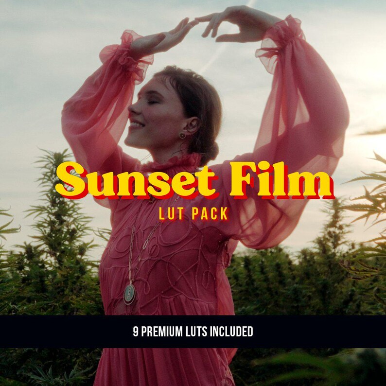 Sunset Film LUT Pack - Etsy
