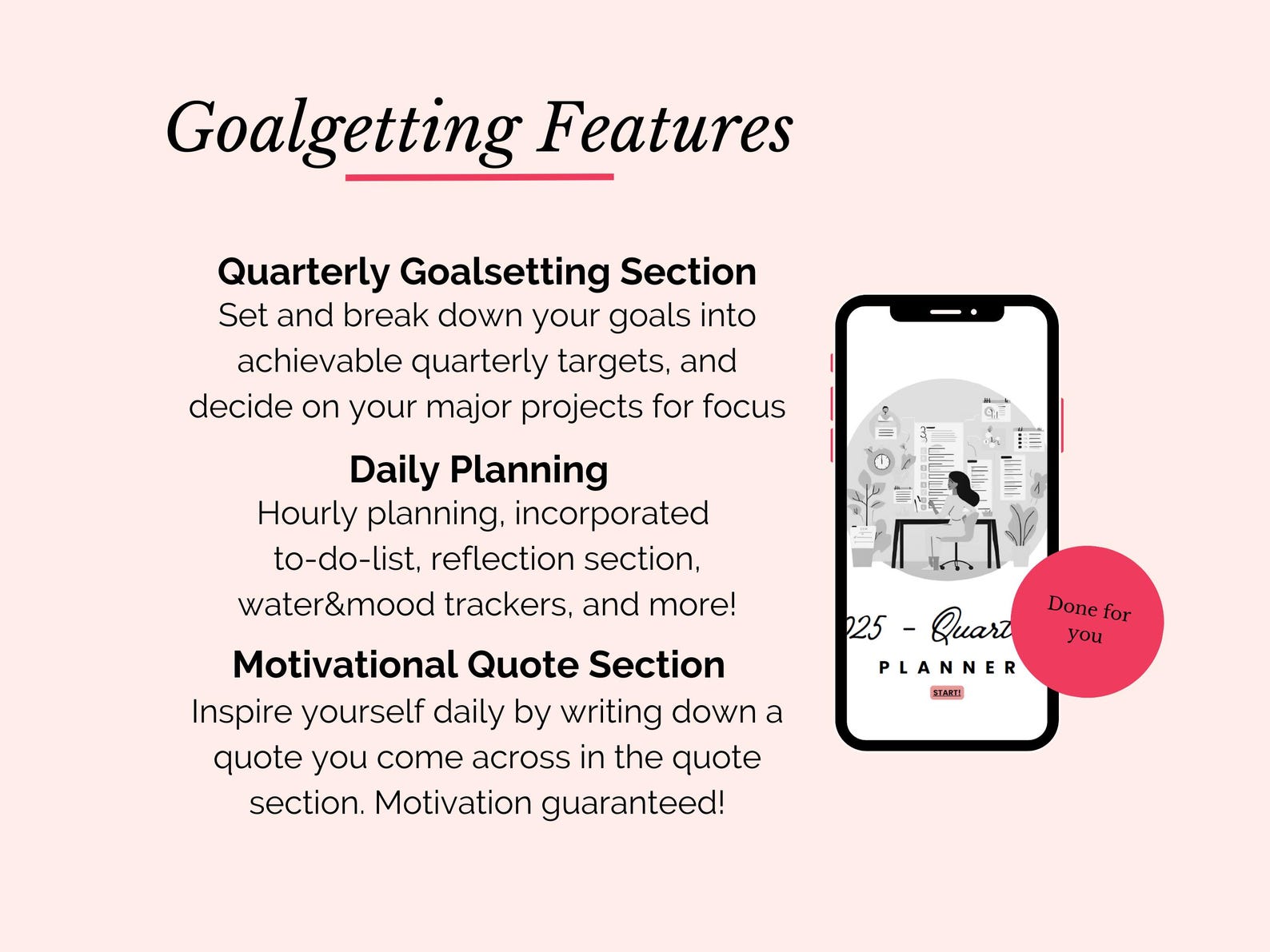 Q2 2025 Quarterly Planner Fit for Remarkable 2 Tablet, 12 Week Year ...