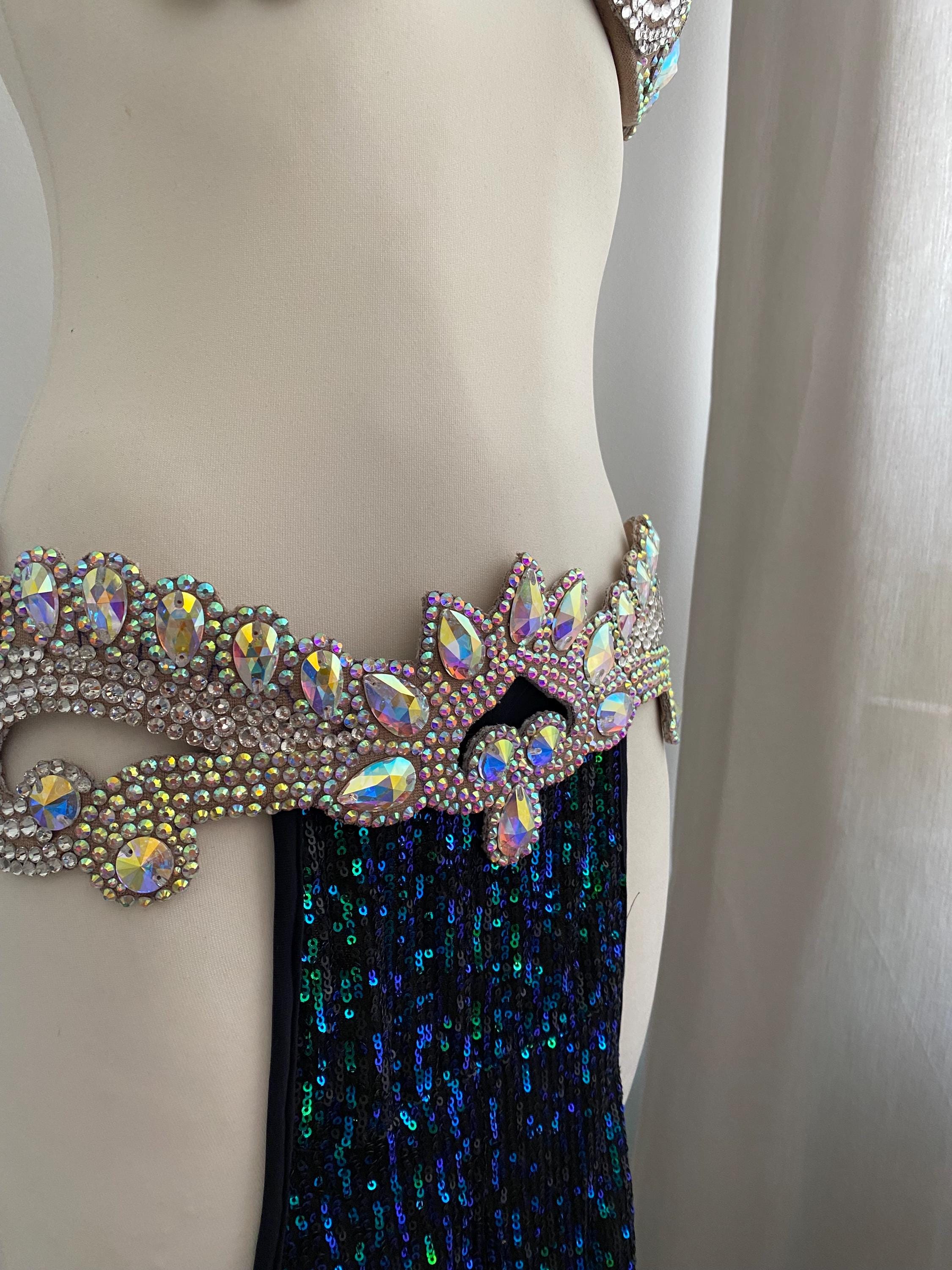 Bellydance Bra and Belt - Etsy