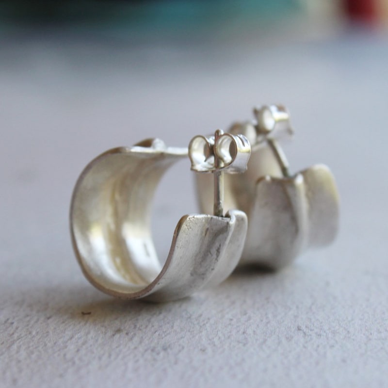 Matt Chunky Hoops - Etsy UK