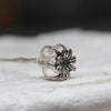 Poppy Pod Pin sterling Silver Brooch-nature Pin Stick-poppy Pod Jewelry ...