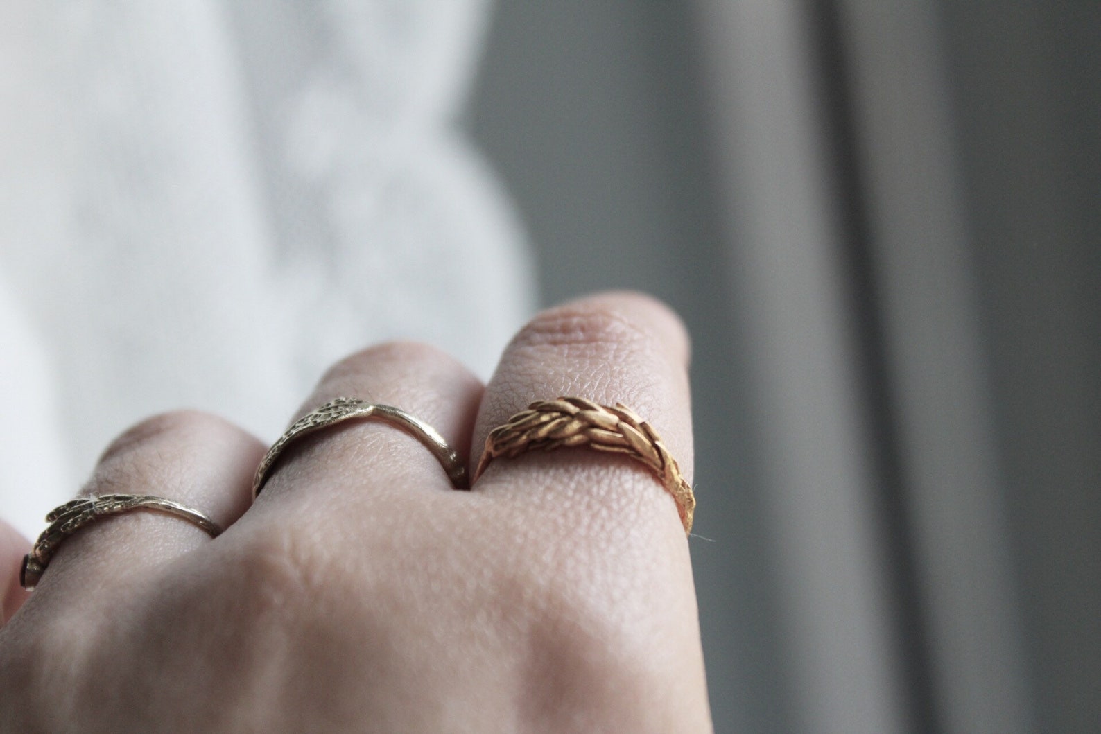 Gold Plant Ring 14k Gold Ring Succurent Ring Nature - Etsy