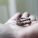 Double Branch Ring, Rustic Wedding Adjustable Ring, Sterling Silver ...
