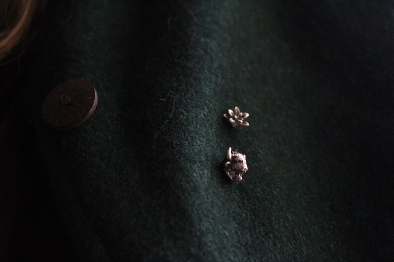 Silver Lapel Pin Set of two pin Sterling silver pin set | Etsy