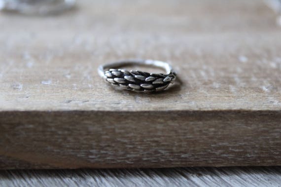 Nature ring Silver Plant Ring Terrarium Ring Succulent | Etsy