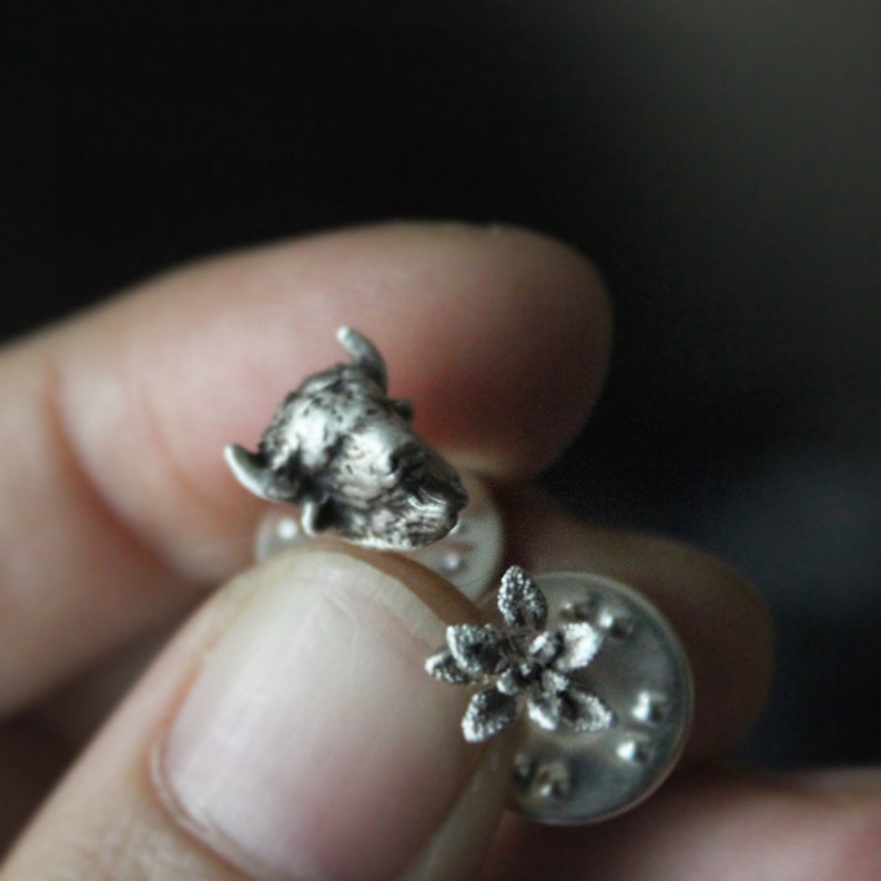 Silver Lapel Pin Set of Two Pin Sterling Silver Pin Set - Etsy