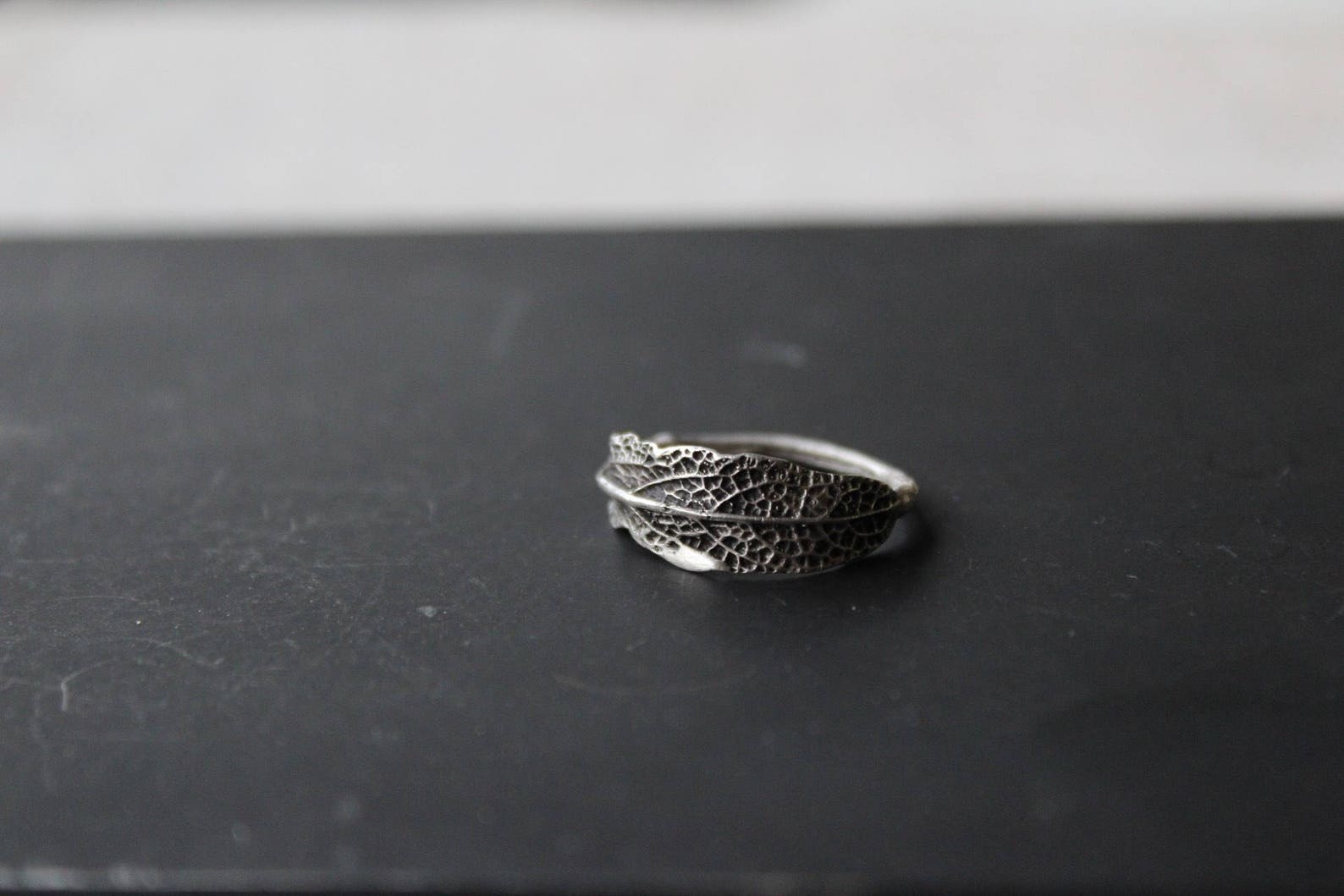 Leaf Ring-silver Leaf Ring-nature Ring-leaf Jewelry real Leaf - Etsy