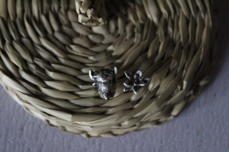 Silver Lapel Pin Set of two pin Sterling silver pin set | Etsy