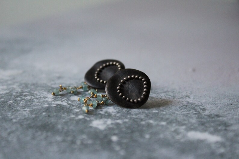 Unique Gemstone Earrings Apatite Jewelry Boho Chic Earrings | Etsy