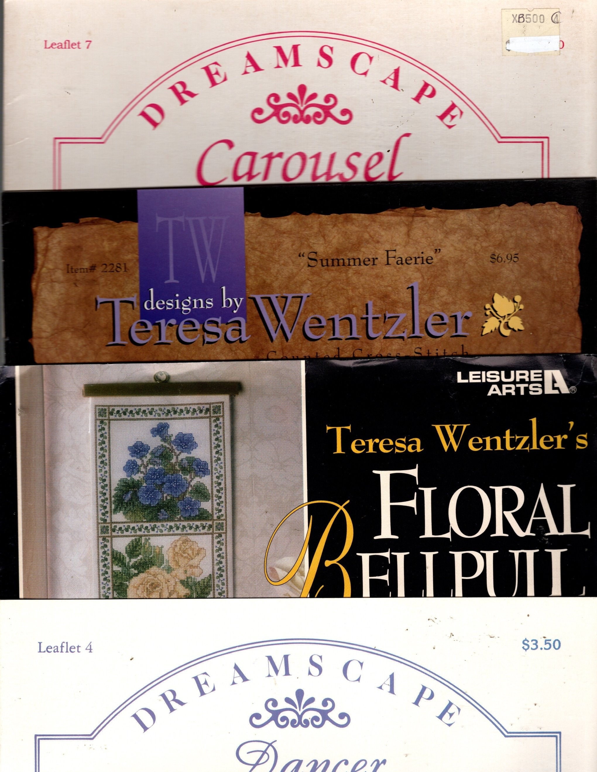 TERESA WENTZLER Counted Cross Stitch Charts - Carousel, Horses, Summer ...