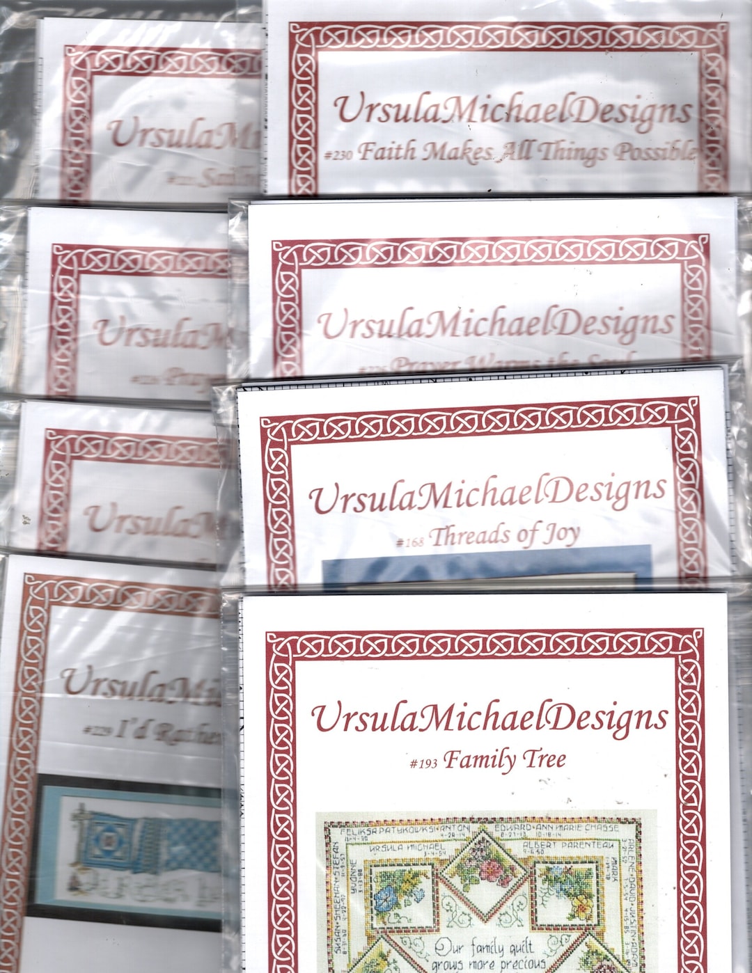 URSULA MICHAEL DESIGNS Counted Cross Stitch Charts -your Choice-new ...