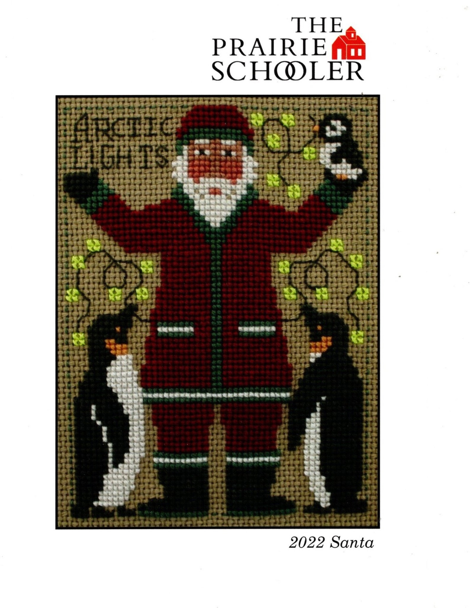 PRAIRIE SCHOOLER Santa -individual Yearly Counted Cross Stitch Charts ...