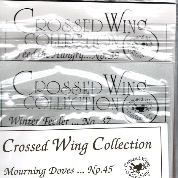Crossed Wing Collection Cross Stitch - Etsy