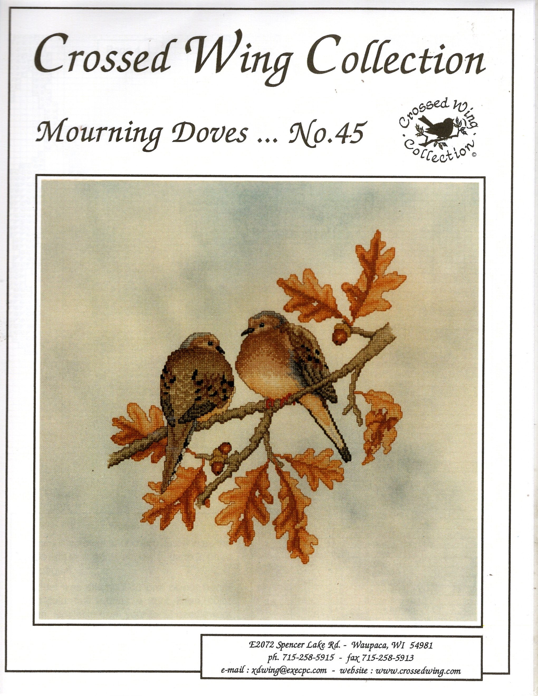 Crossed Wing Collection Cross Stitch Charts - Etsy