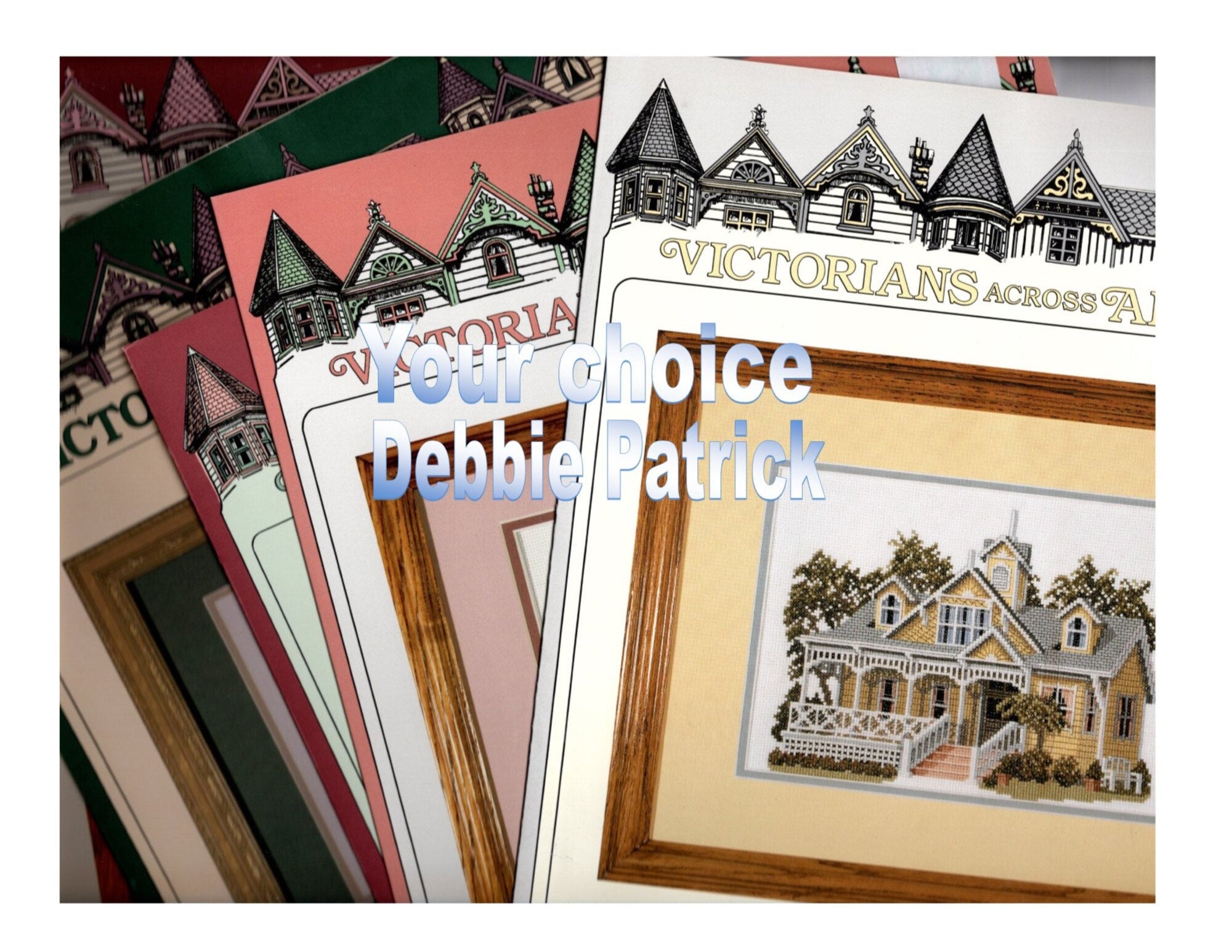 Debbie Patrick Victorians Across America Counted Cross Stitch Charts ...