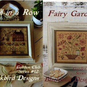 BLACKBIRD DESIGNS Garden Club Series Counted Cross Stitch Charts Your ...